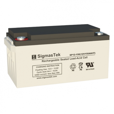 SP12 150 SigmasTek Battery 12 Volt 150 Ah with IT Terminals