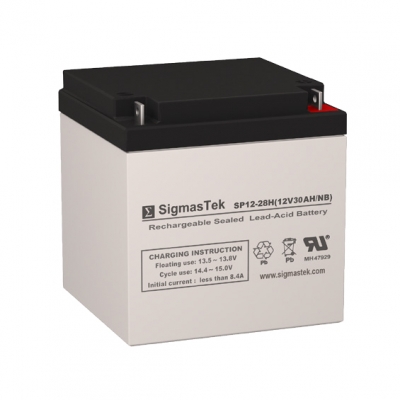 SP12 28H SigmasTek Battery 12 Volt 30 Ah with NB Terminals