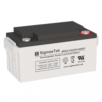 SPG12 110 SigmasTek Battery 12 Volt 112 Ah with IT Terminals
