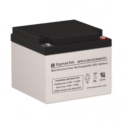 SPG12 26 SigmasTek Battery 12 Volt 26 Ah with IT Terminals