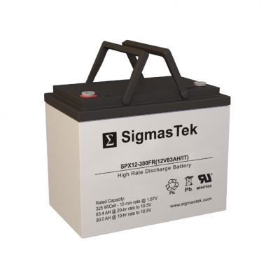 SPX12 300FR SigmasTek Battery 12 Volt 83 Ah with IT Terminals